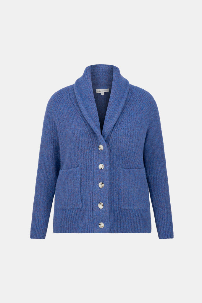 Shop Albert Cardigan in Cerulian Marle – Fella Hamilton