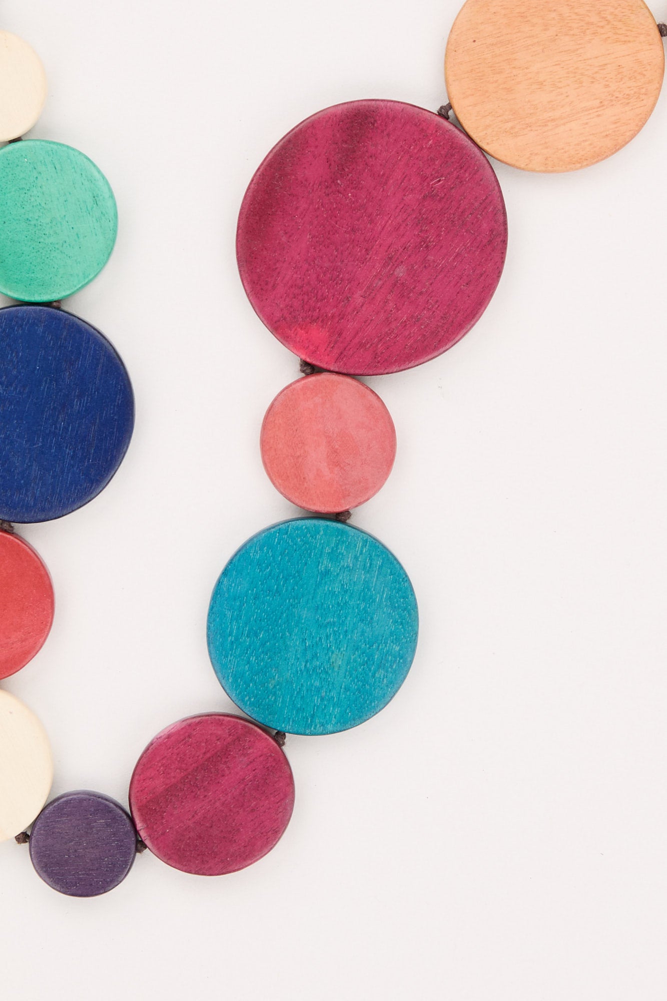 Shop Margot Wooden Necklace in Multi – Fella Hamilton