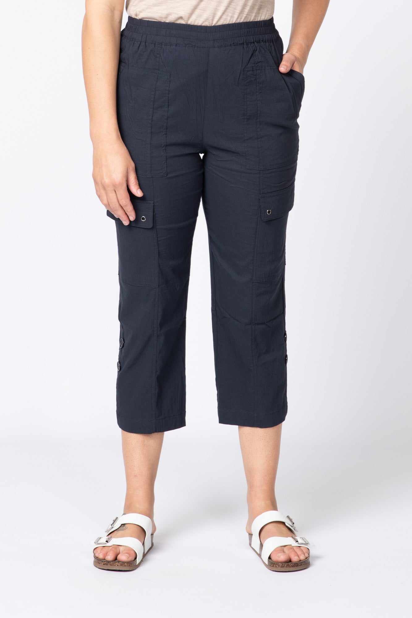 Shop Vibe Crop Cargo Pant in Navy – Fella Hamilton