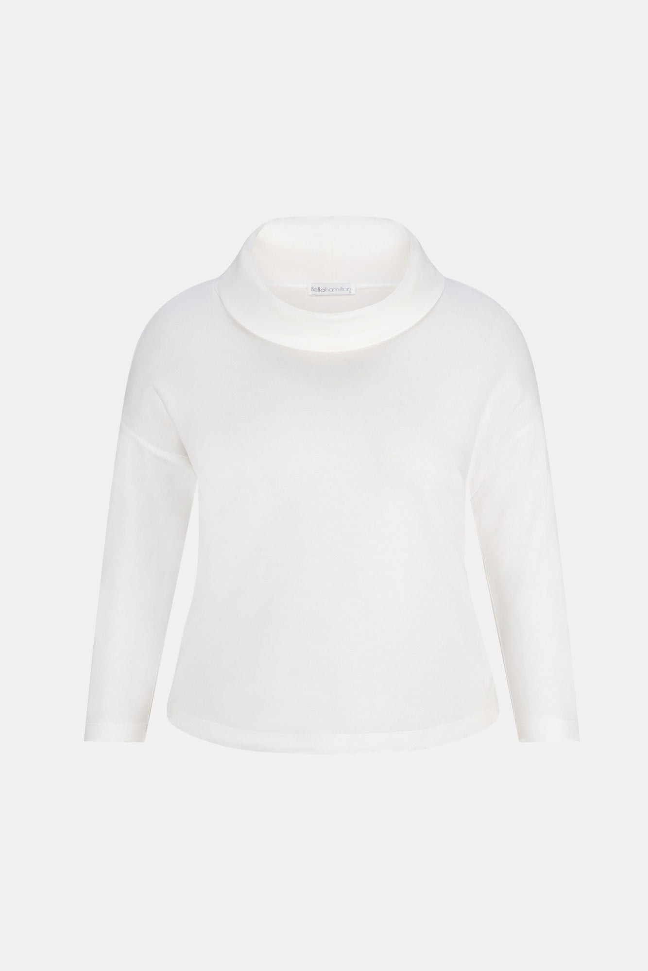 Shop Charisma Cowl Neck Top in Ivory – Fella Hamilton