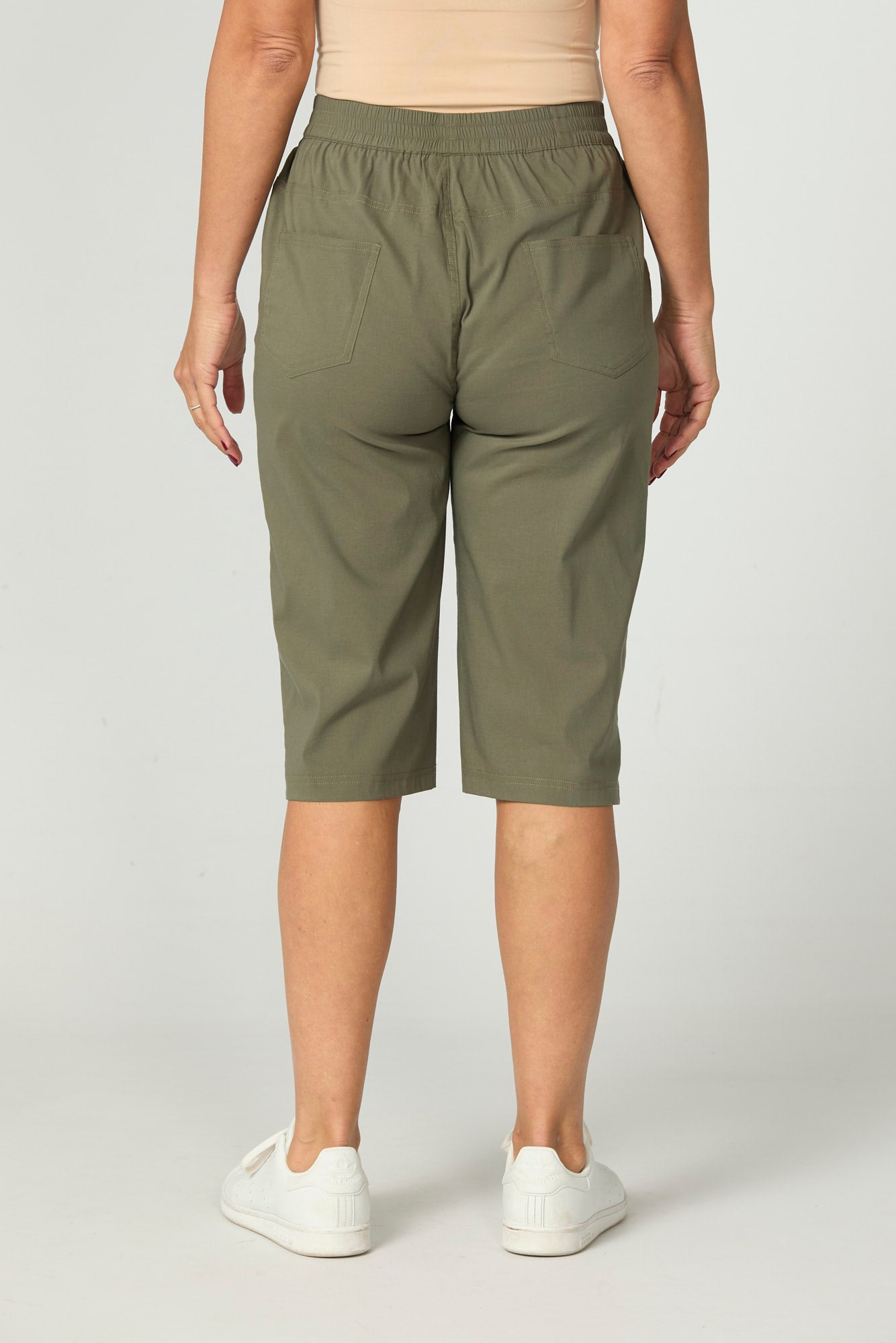Shop Vibe Stretch Pull On Long Short in Olive – Fella Hamilton