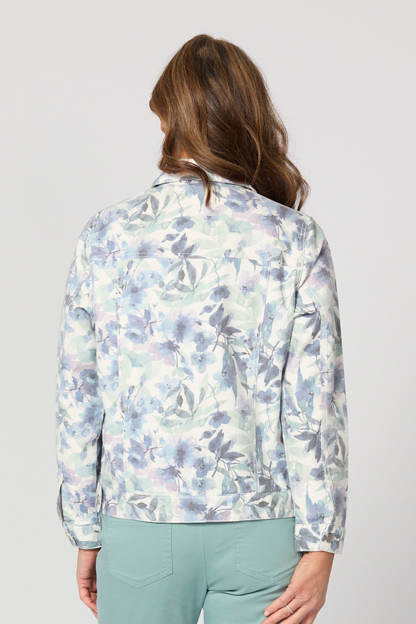 Shop Blue Mood Print Jacket in Blue Multi – Fella Hamilton