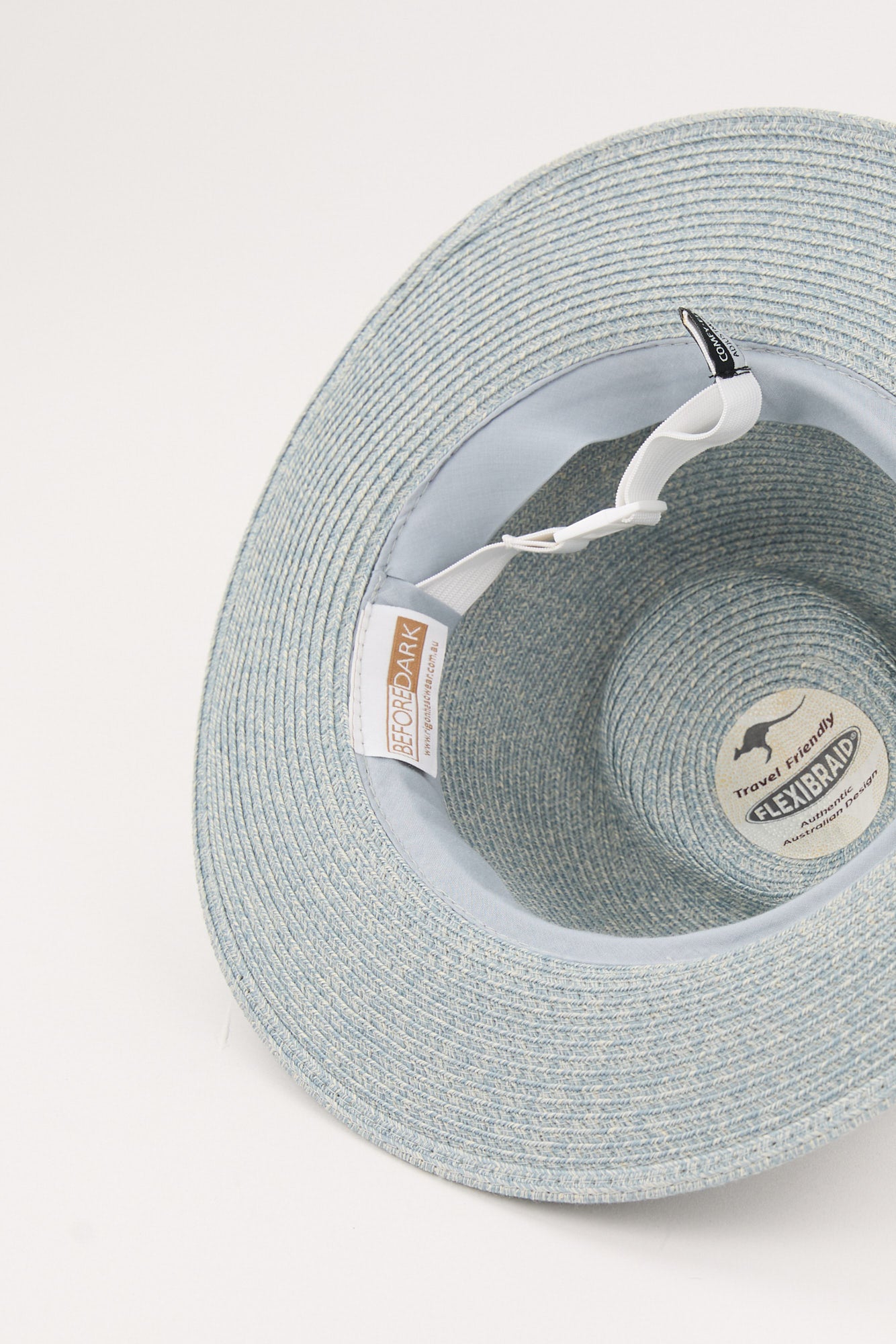 Shop Avoca Flexibraid Fedora in Pacific Blue – Fella Hamilton