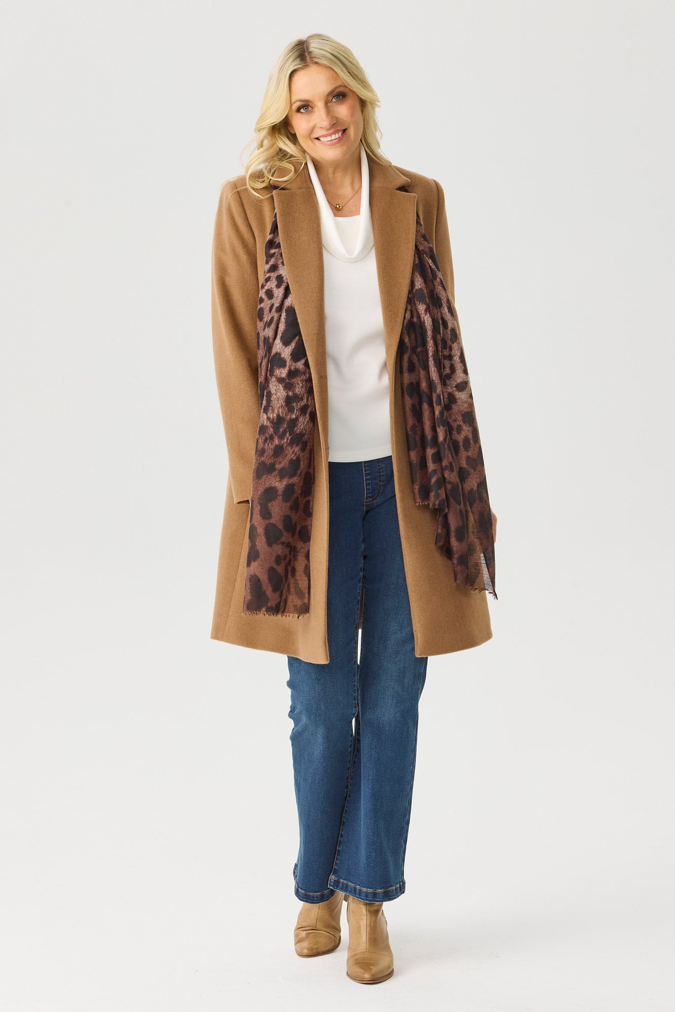 Shop Charisma Cowl Neck Top in Ivory – Fella Hamilton