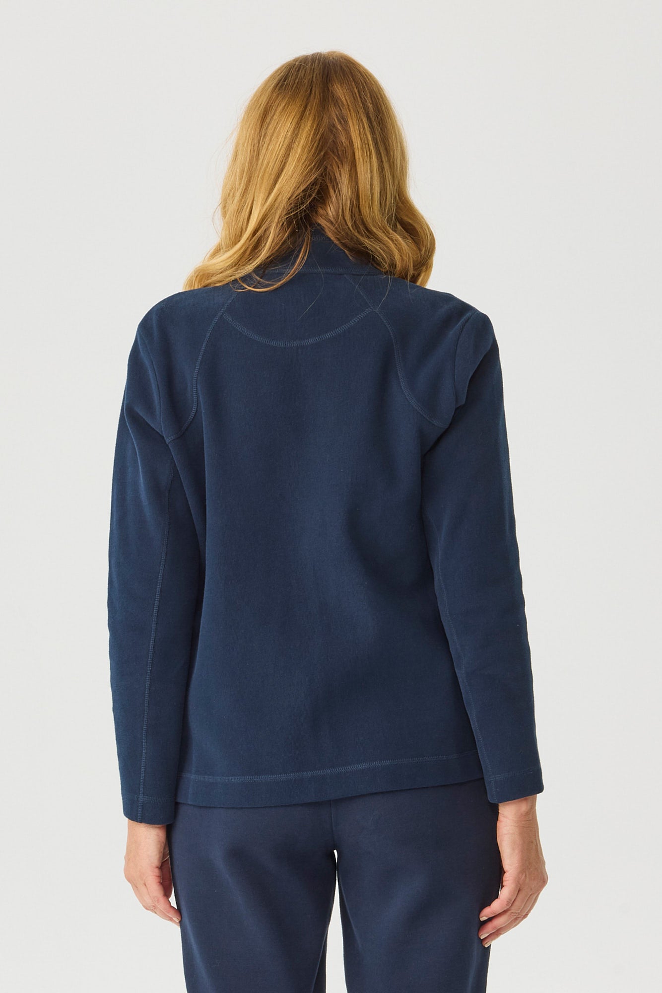 Shop Haven French Rib Zip Up Jacket in Navy – Fella Hamilton