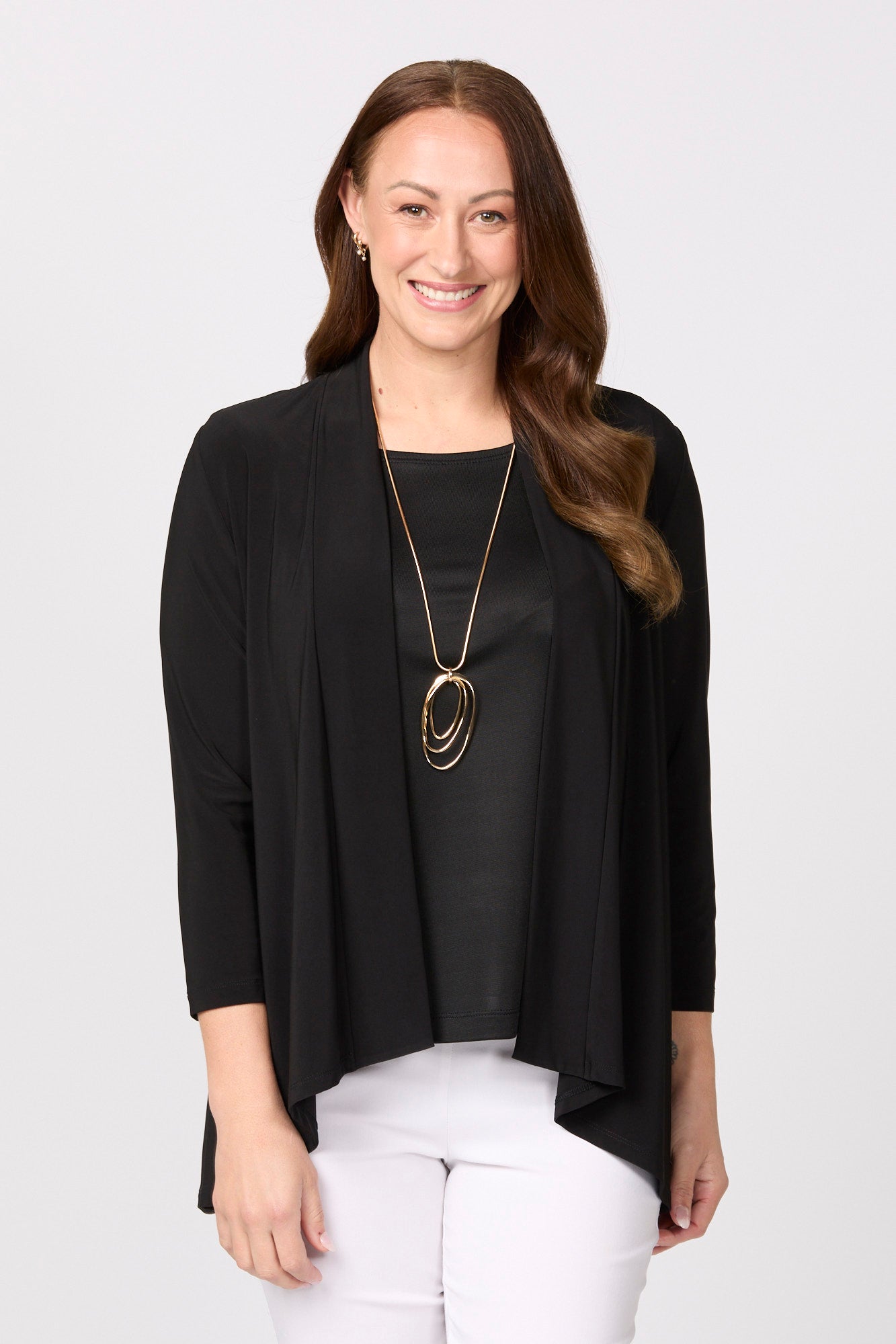 Shop Hush Swing Cardigan in Black – Fella Hamilton