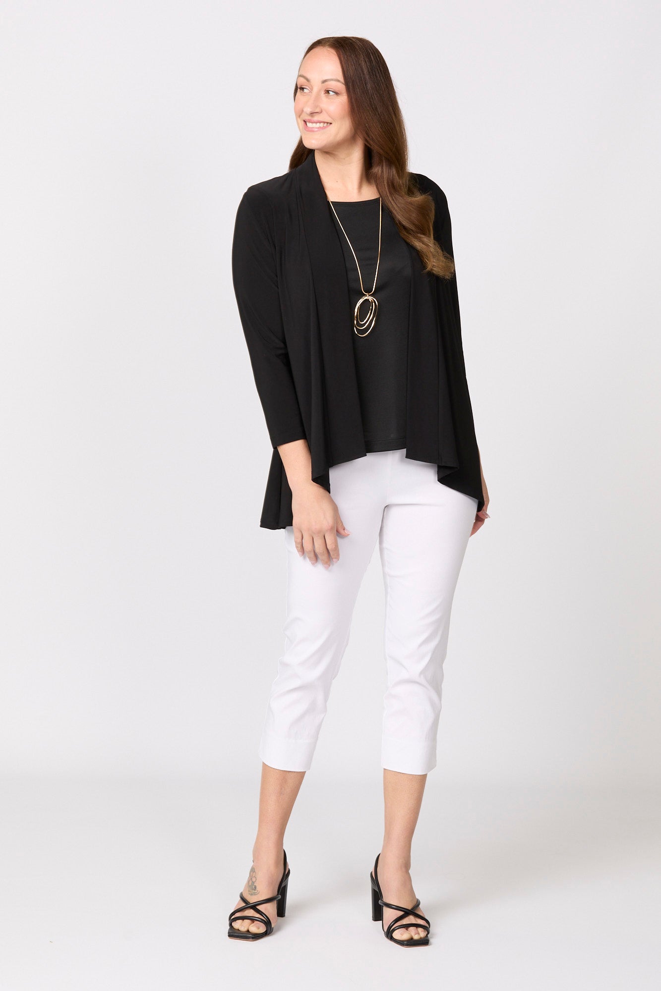 Shop Hush Swing Cardigan in Black – Fella Hamilton