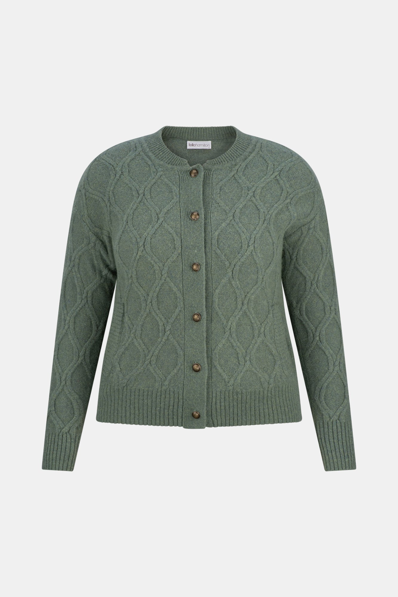 Shop Clementine Bomber Cardigan in Olive Marle – Fella Hamilton