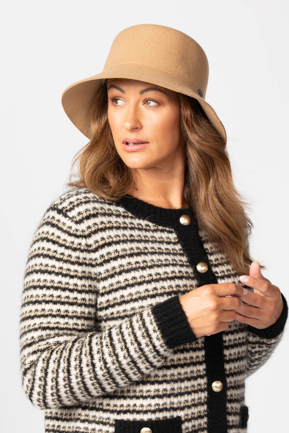 Shop Madonna Bucket Hat in Light Camel – Fella Hamilton